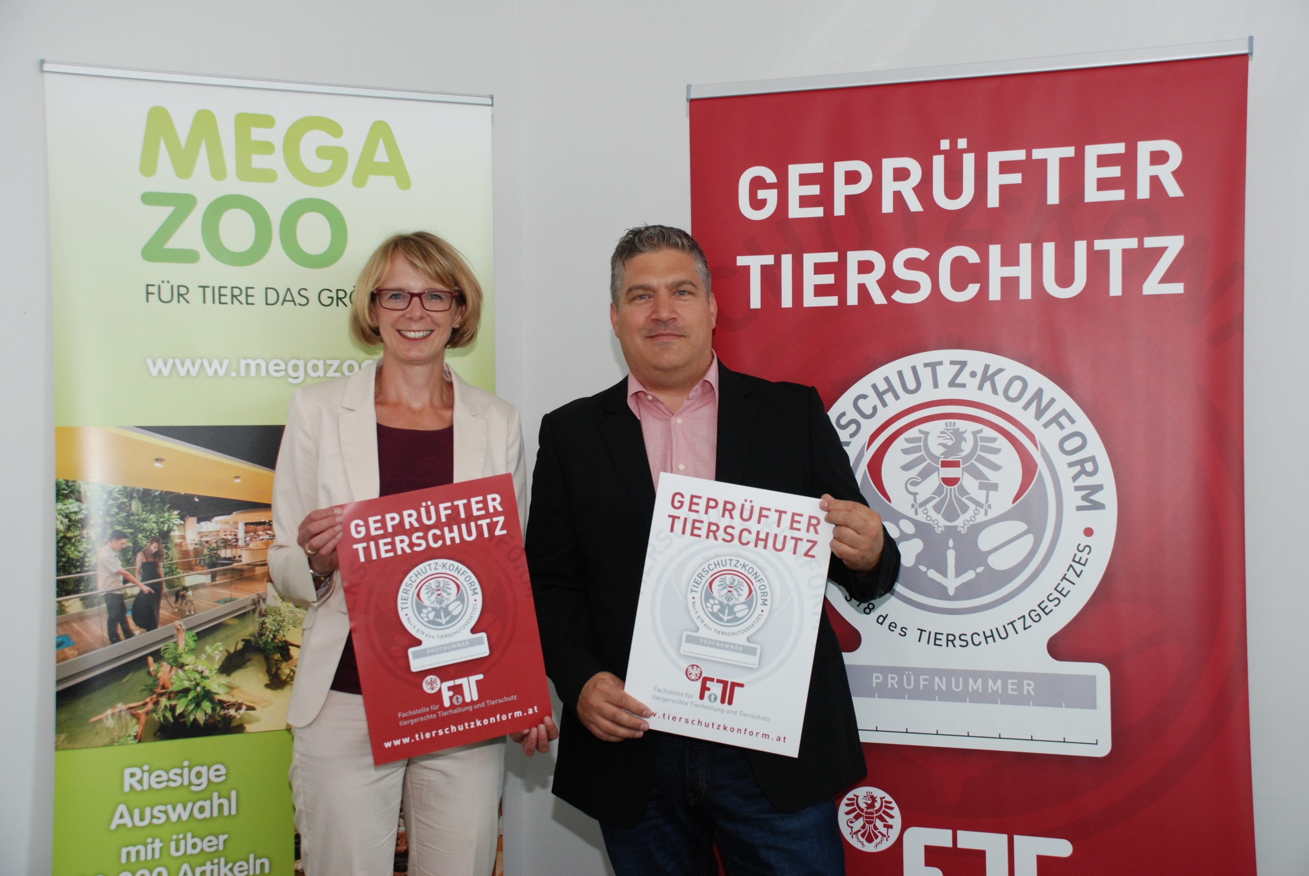 Kooperation mit Megazoo - Tierschutzkonform